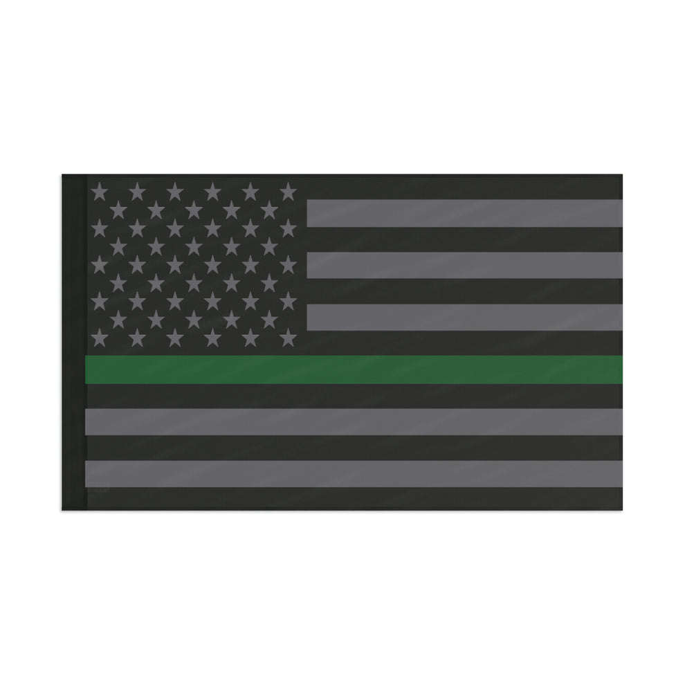 THIN GREEN LINE FLAG – Rocketpack Supply Company